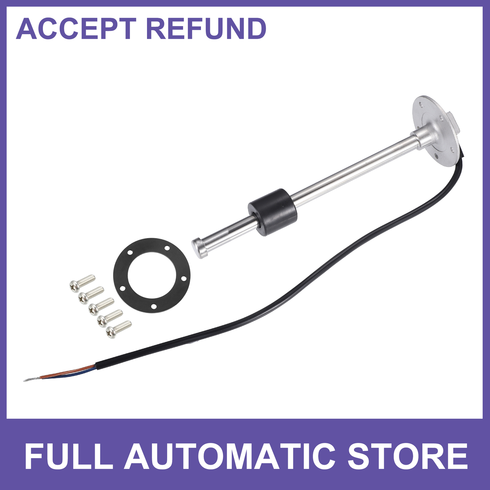 ONE 9.5" 241mm Boat Fuel Sending Unit Universal Marine Gas Level Gauge ...