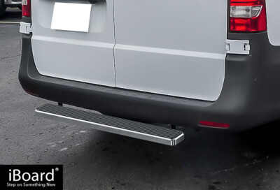 Premium 5" Silver iBoard Rear Step Fit 16-23 Mercedes-Benz Metris Cargo ...