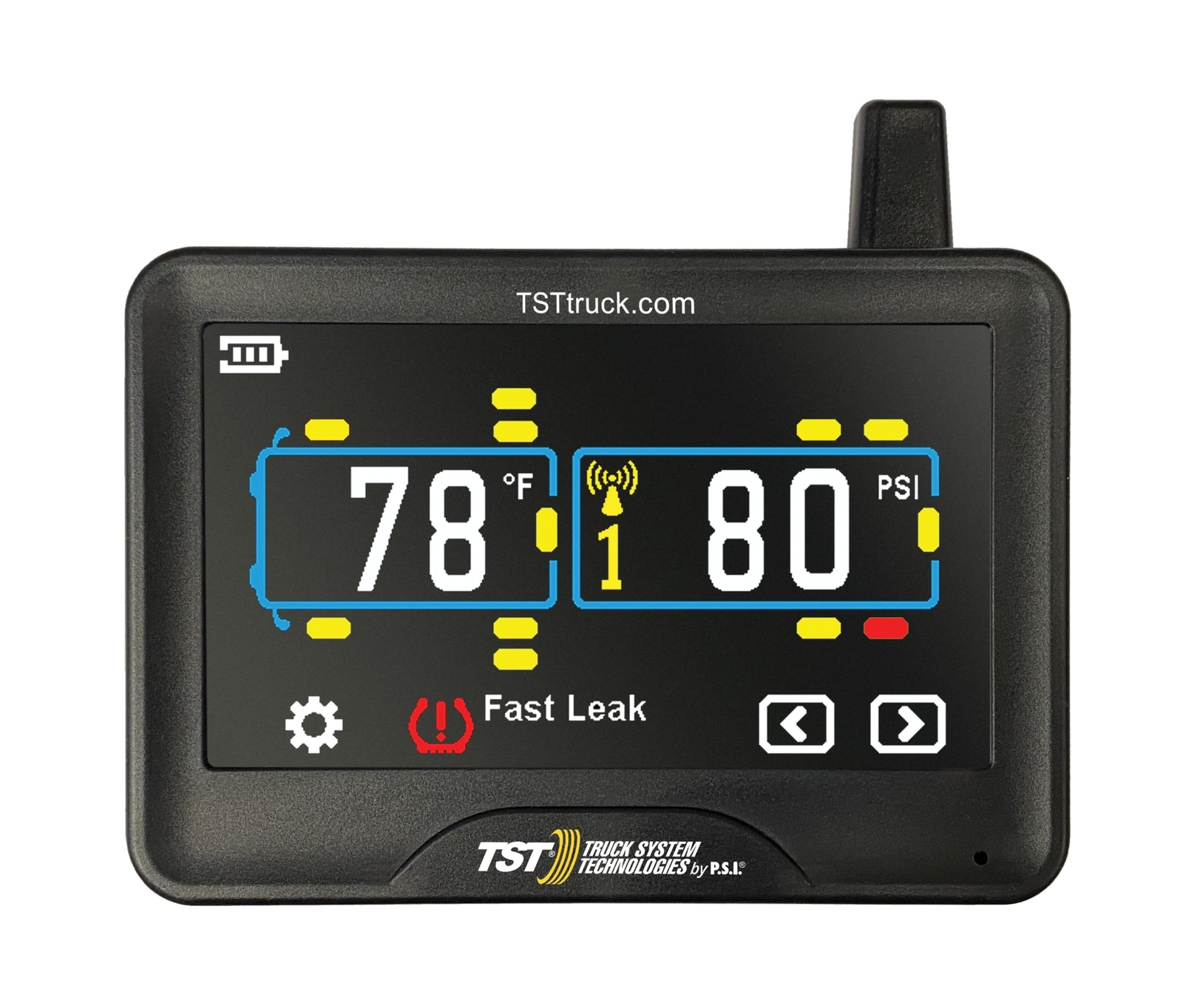 TST 770 Full Color Touch Screen TPMS Monitor for RVs, Campers, and ...