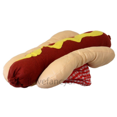 HOT DOG HAT XL FAST FOOD NOVELTY FANCY DRESS ADULT UNISEX SAUSAGE ...