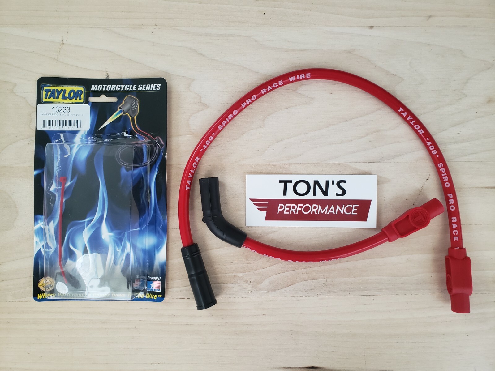 Spark Plug Wire Set-409 Pro Race Ignition Wire Set Taylor Cable 13233 ...