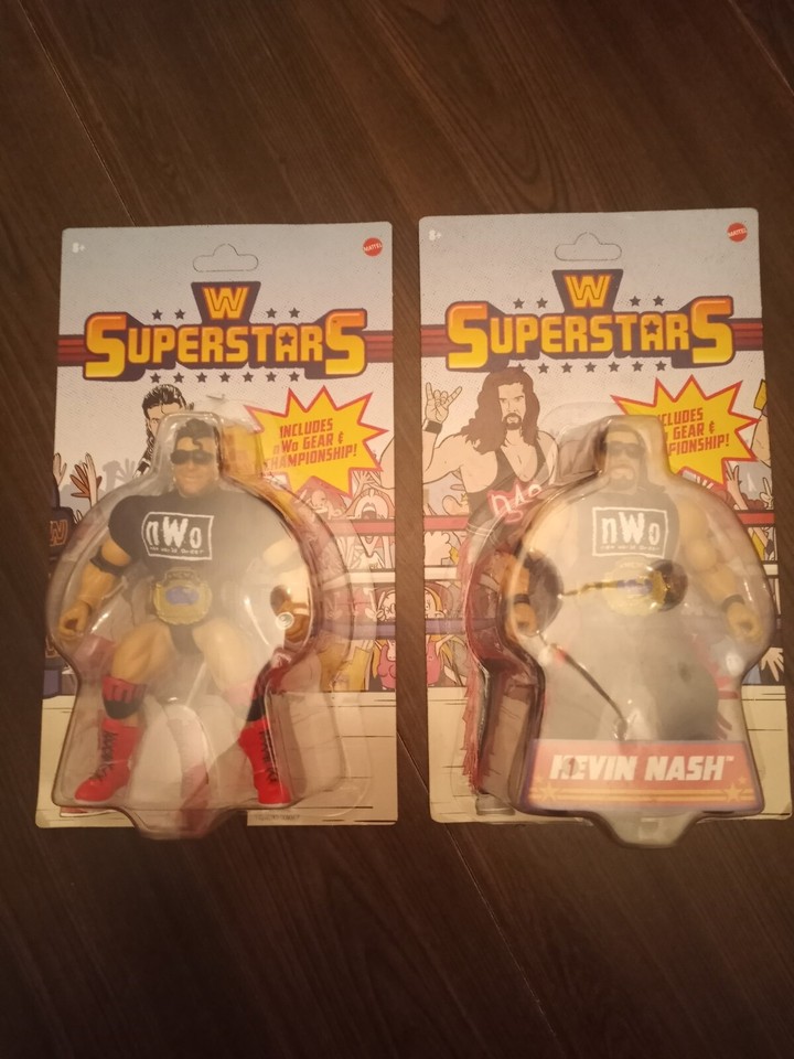 Wwe Mattel Superstars Series Nwo Outsiders Scott Hall And Kevin Nash ...