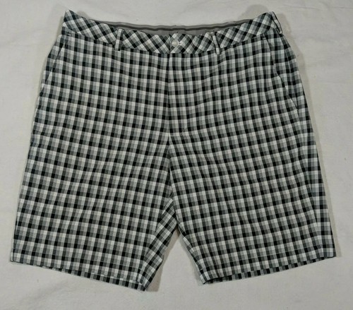 Walter Hagen 11 Majors Men's Size 38 Dark Gray White Check Pattern Golf ...