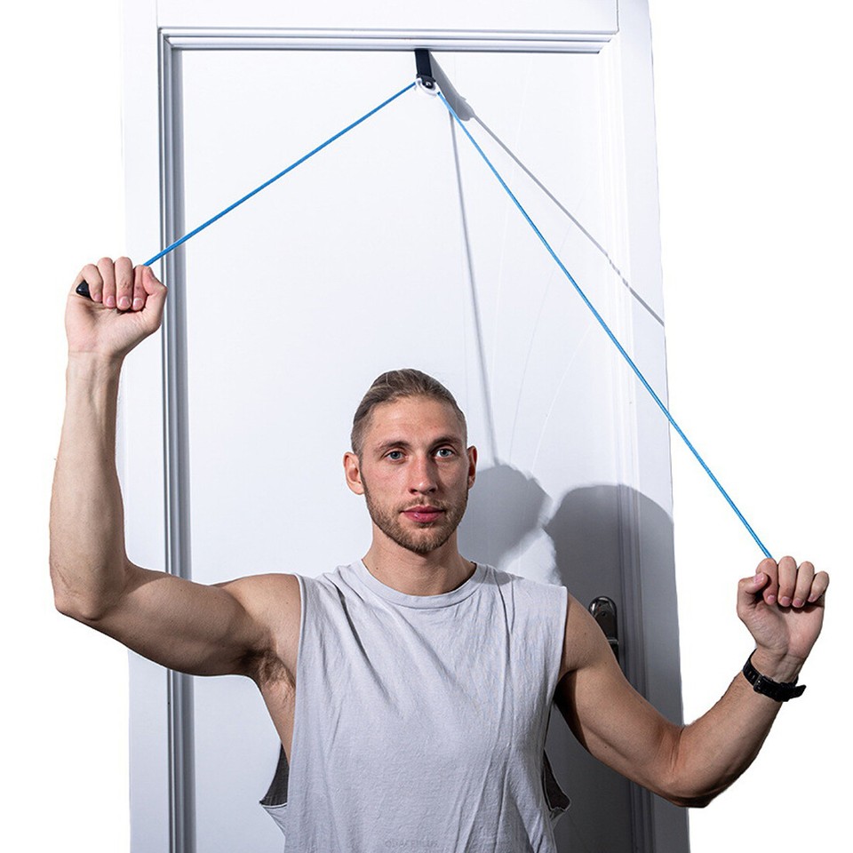 Over The Door Shoulder Pulley W/ Hook for Physical Therapy for Shoulder ...