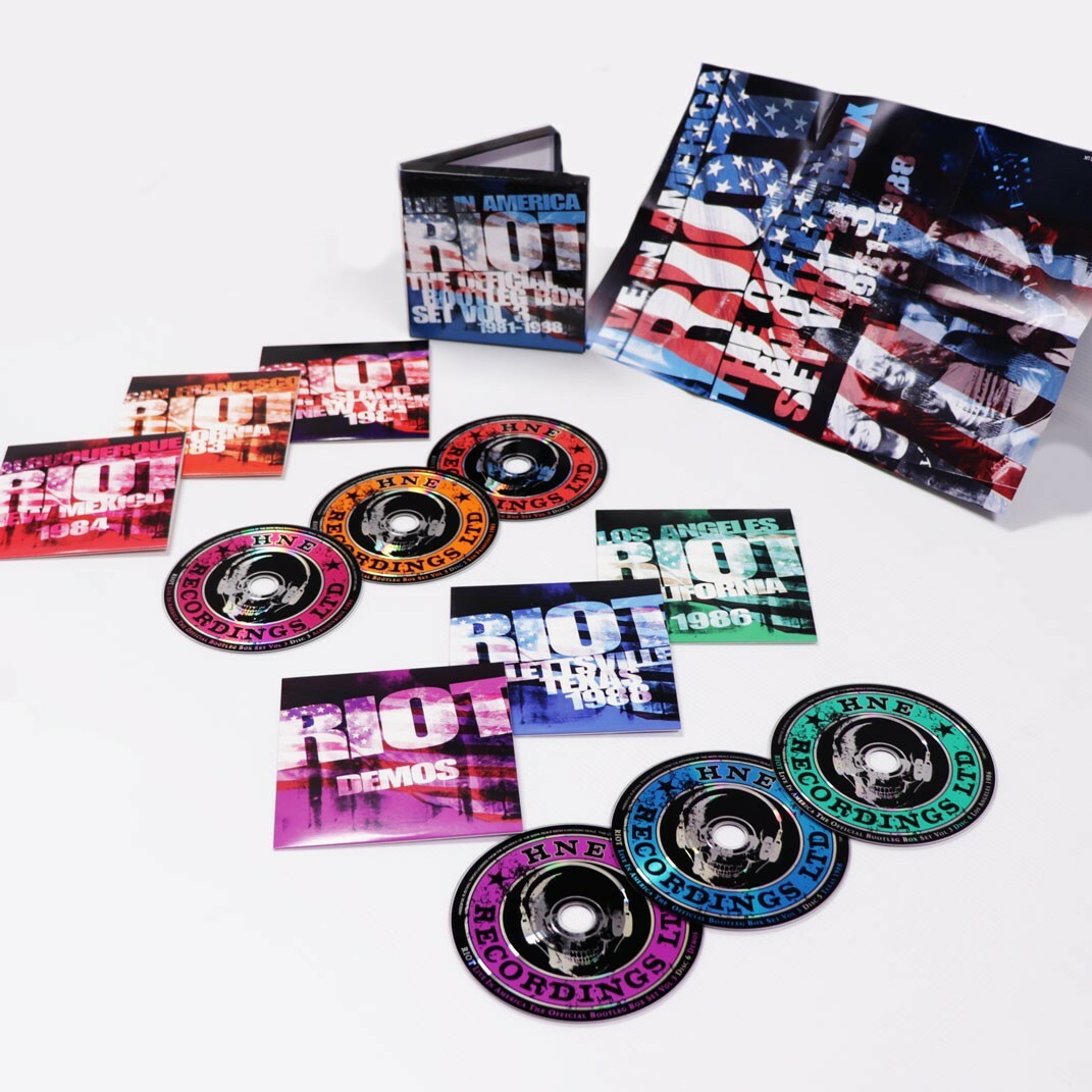 Live in America: the Official Bootleg Box Set, Vol. 3 by Riot (CD, 2019 ...