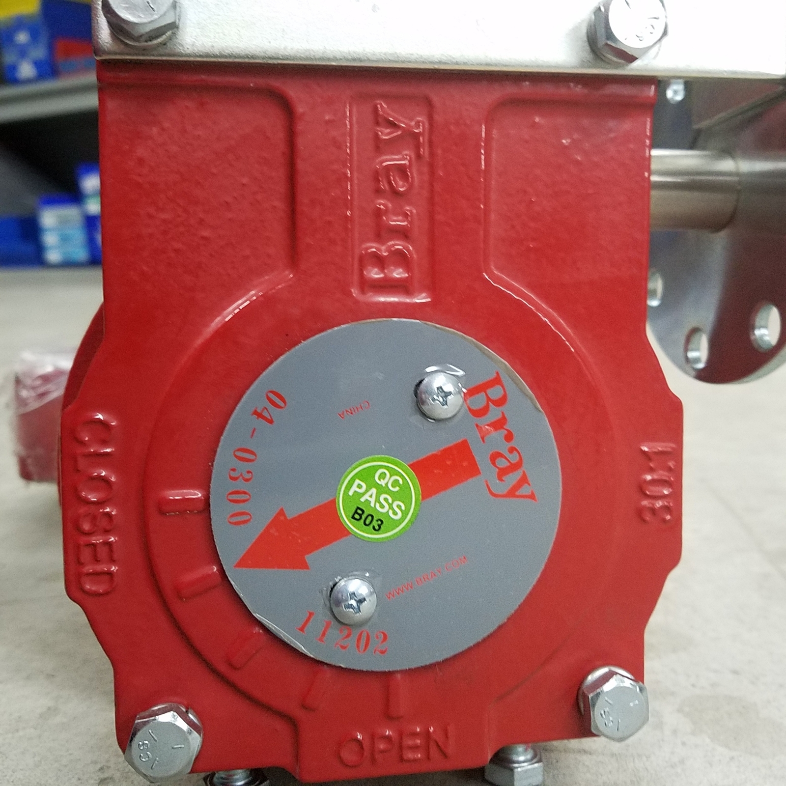 Bray Series 31 Butterfly Valve 6", Ductile Iron, 416SS Stem, 175 PSI ...