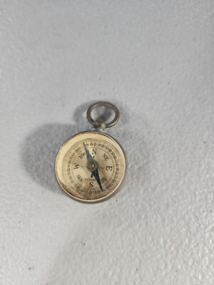 Vintage Miniature Compass Brass Made In Germany | eBay