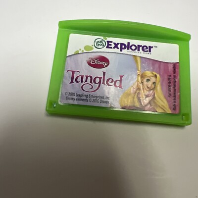 Leap Frog Reading Learning Game Disney Tangled (untested) | eBay