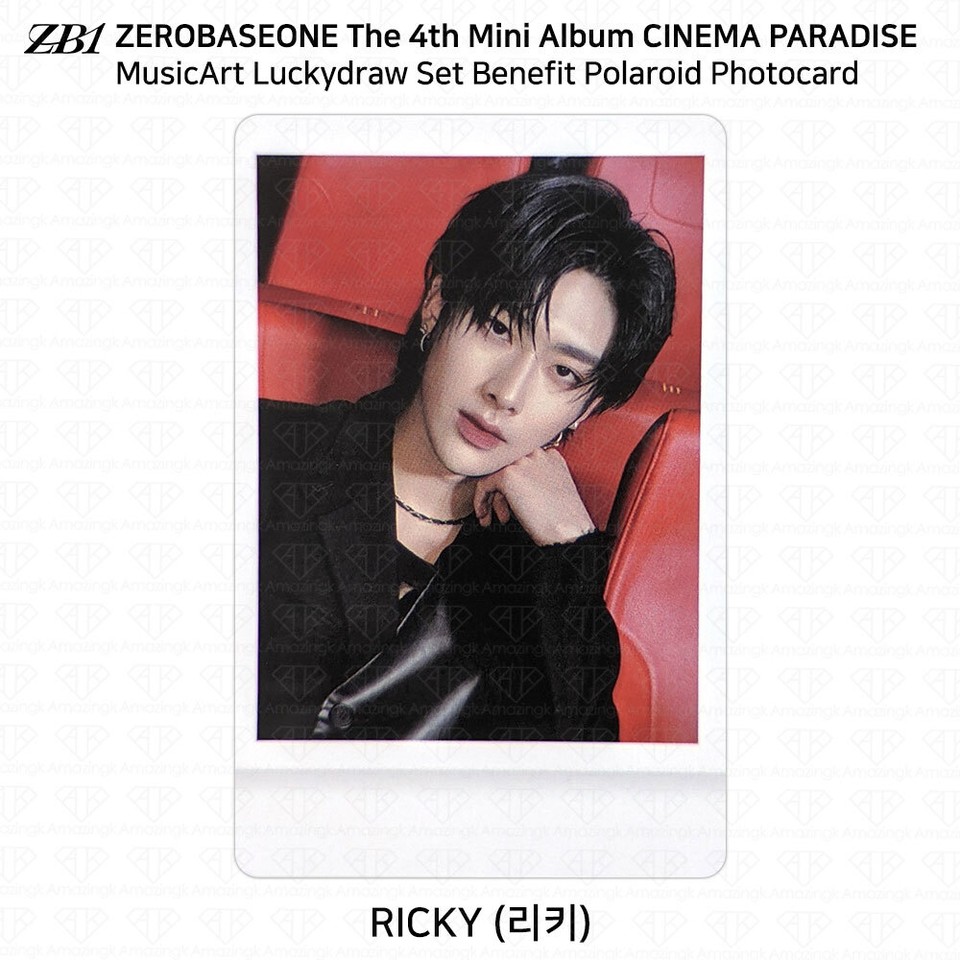 ZEROBASEONE ZB1 4th Mini Album CINEMA PARADISE Musicart LuckyDraw ...