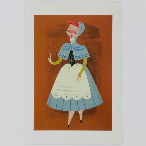 Frozen Postcard Anna Concept Art of Disney Princess Michael Giaimo ...
