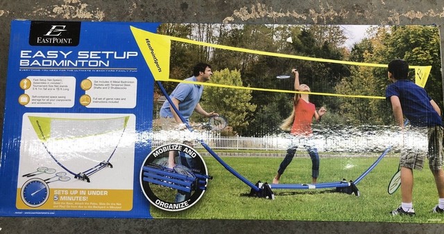 EastPoint Sports Easy Setup Regulation Size Badminton Set for sale ...