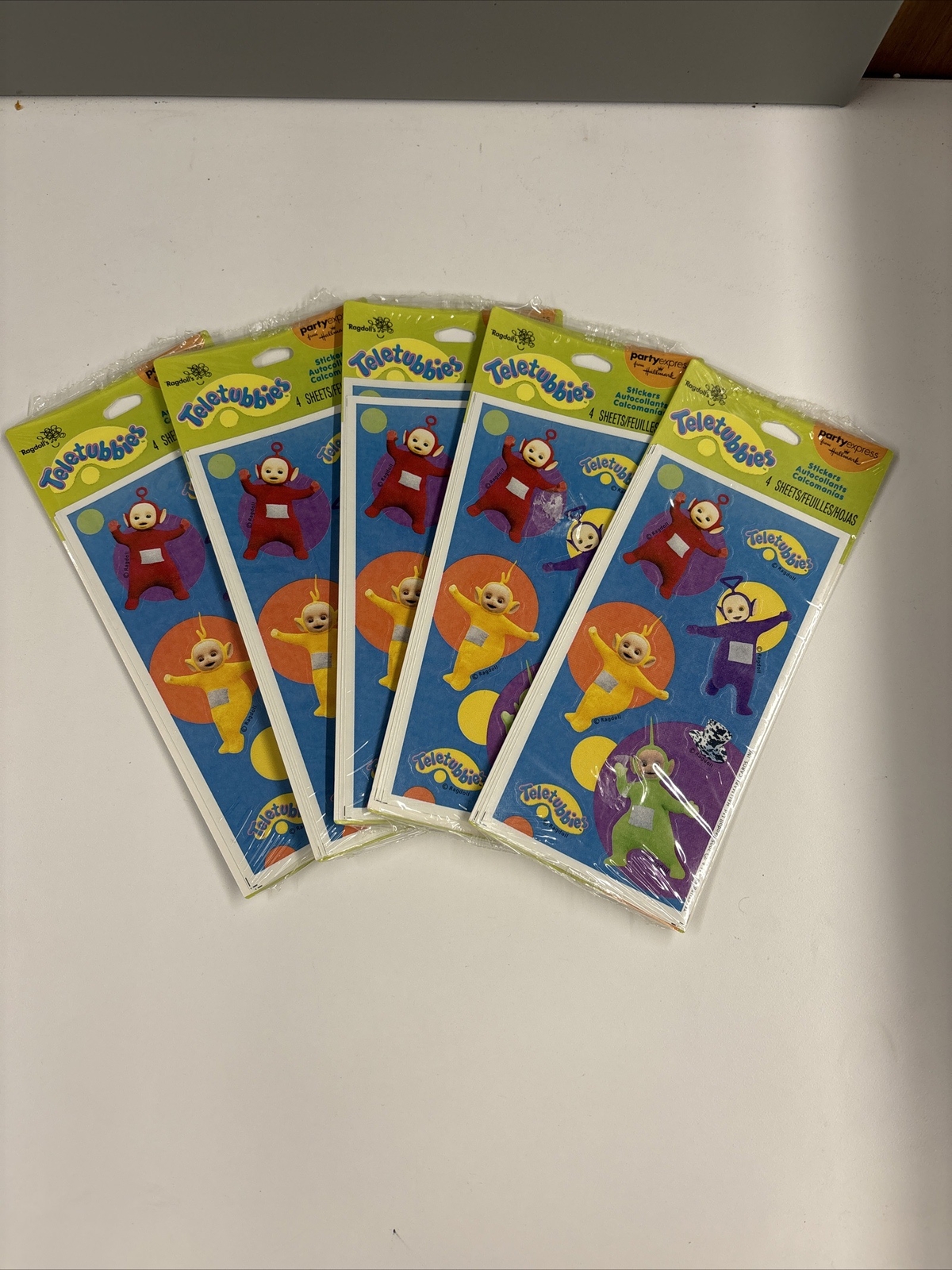 Vintage Hallmark Packs Stickers Teletubbies 4 Sheets Each Pack for sale ...