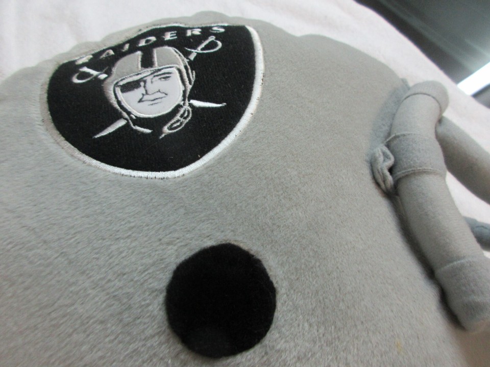Oakland Raiders 12"X13" Plush Helmet Pillow/Face Mask Northwest Company ...