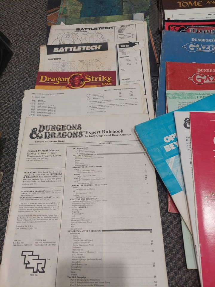 Dungeons & Dragons / Miscellaneous Role Playing Game / RPG Remnant Book ...