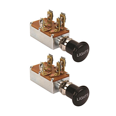 Universal Headlight Switch, Hi/Low, 2-Pack | eBay