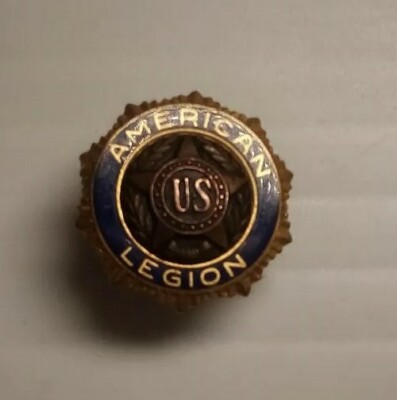 Gold American Legion Lapel Pin | eBay