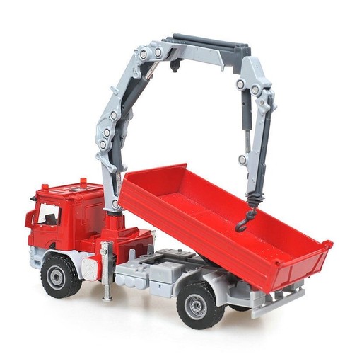 Red 1/50 Crane Truck Construction Vehicle Project Car Diecast Model By ...