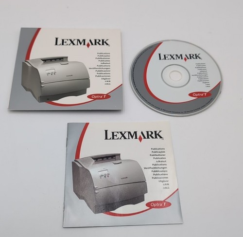 Lexmark Optra T P/N 11K2278 Publications CD 1999 Oem Disc Manual Disc ...