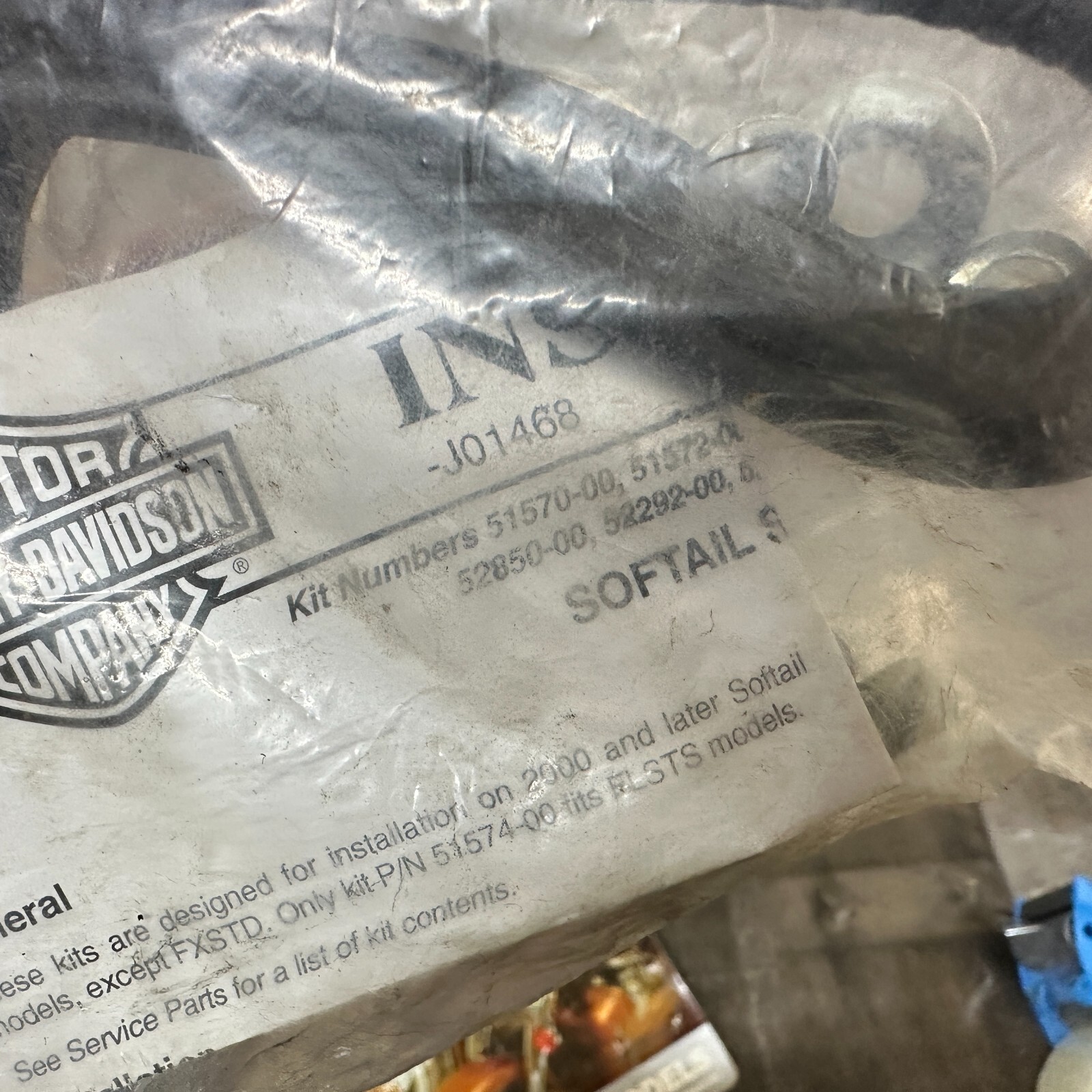 Harley Davidson J01468 NOS OEM passenger grab strap 51570 kit | eBay