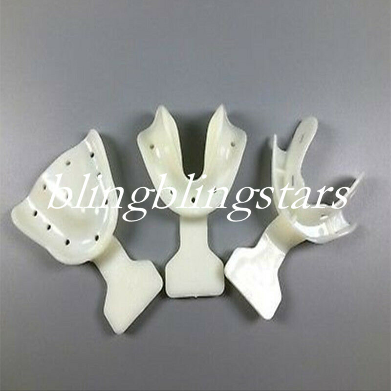 18 Pcs Dental Impression Trays Full Denture Frame Cut Back Edentulous ...