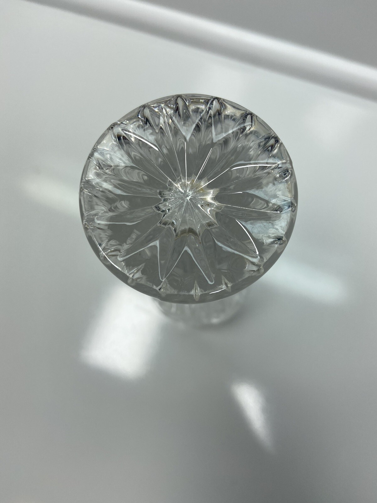 VTG Oneida Crystal Southern Garden 7" Flower Bud Vase Planter 1992 ...