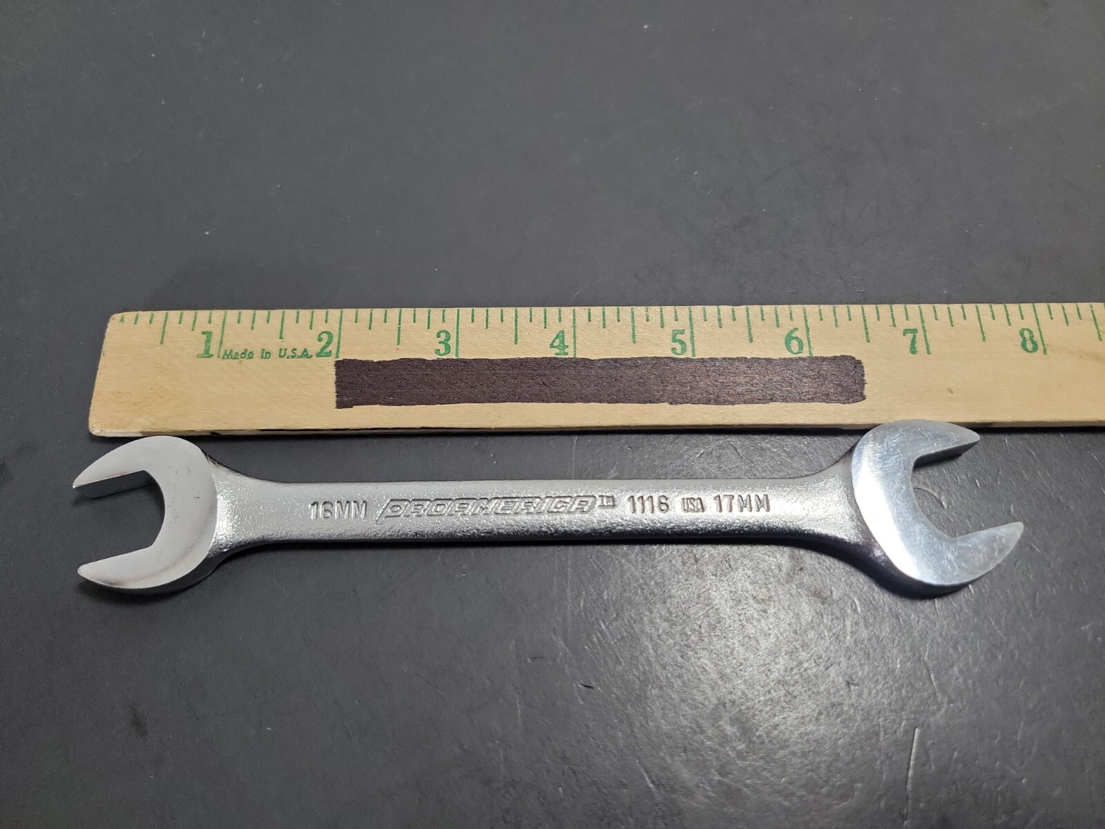 Pro America 16mm x 17mm Open End Wrench Metric 1116 USA | eBay