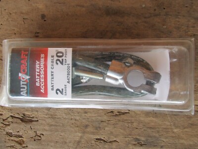 Autocraft AC183HS 2 Gauge 20" COPPER TOP Post Terminal Battery Cable | eBay