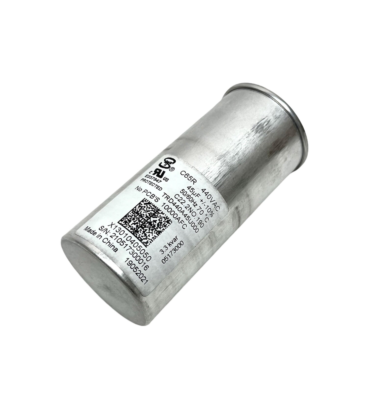 C65R-440VAC 45uF 50/60HZ C222NO.190 OVAL CAPACITOR | eBay
