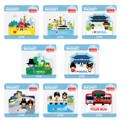 Travel Landmark Seoul Korea Fridge Magnet Refrigerator Magnets Memo ...