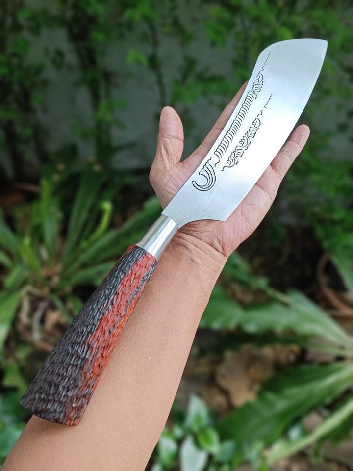 Handmade Parang machete hunting knife 10.4” forged engraved blade ...