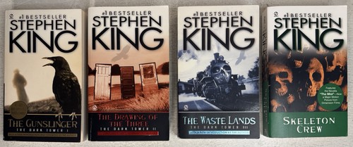 Stephen King PB Lot 4 - 2003 Signet - Dark Tower Series 1-3/Skeleton ...
