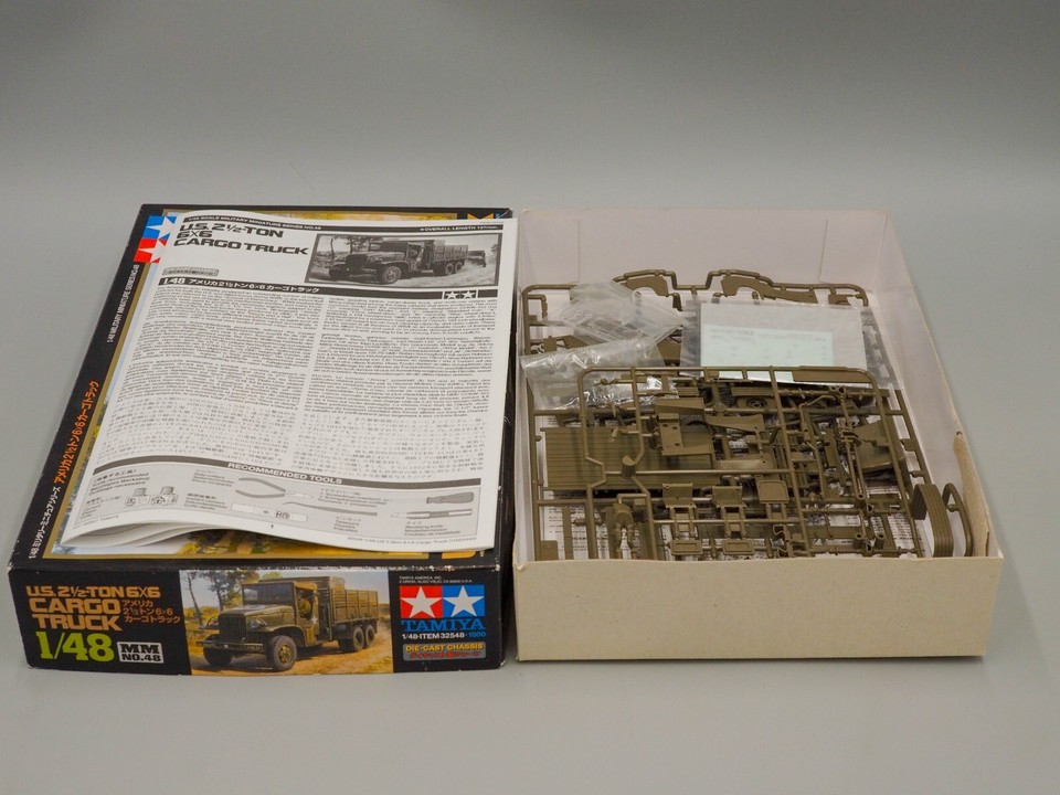 Tamiya #32548 1:48 U.S. Army 2 1/2-Ton 6x6 Cargo Truck Kit - Boxed | eBay