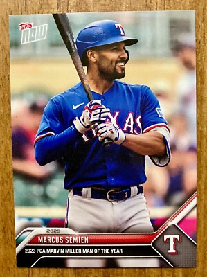 '23 MLB TOPPS NOW PCA Marvin Miller Man of the Yr -Marcus Semien PCA-2 PR=1837 | eBay