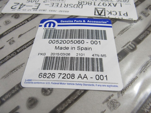 Deck Lid Emblem Mopar 68267208AA fits 15-20 Jeep Renegade for sale ...