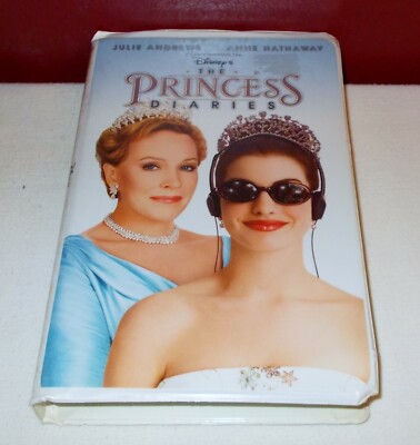 2001 Disney The Princess Diaries VHS Movie Julie Andrews Anne Hathaway ...