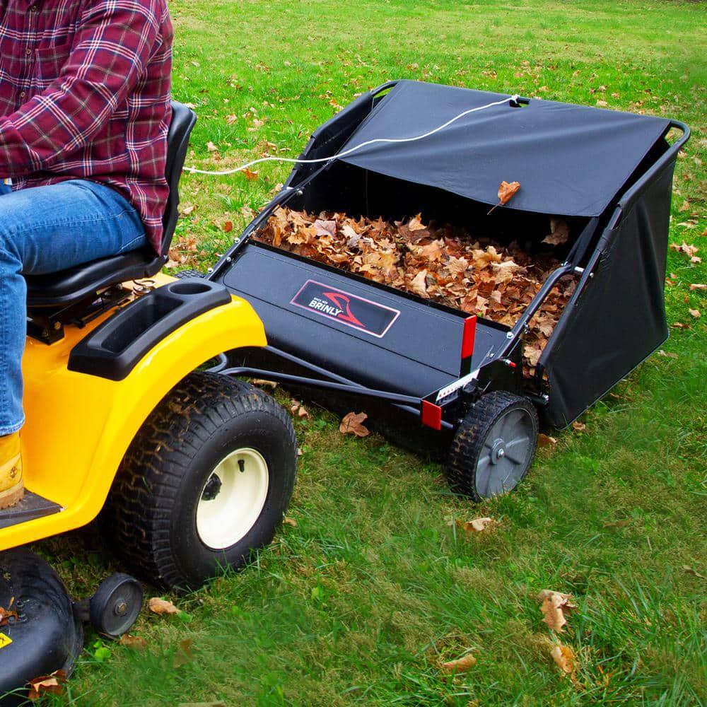 Brinly-Hardy 42" Lawn Sweeper Tow Behind Leaf Yard Collector 20 Cu. Ft ...