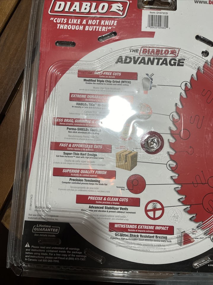 Diablo Trex Blade 10in 72 Teeth Composite Decking Circular Blade ...
