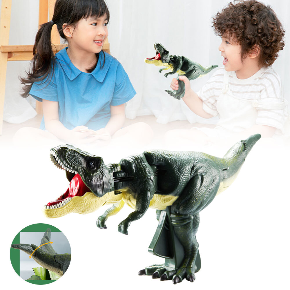 Head and tail Movement Pressing Dinosaur Toy IW | eBay