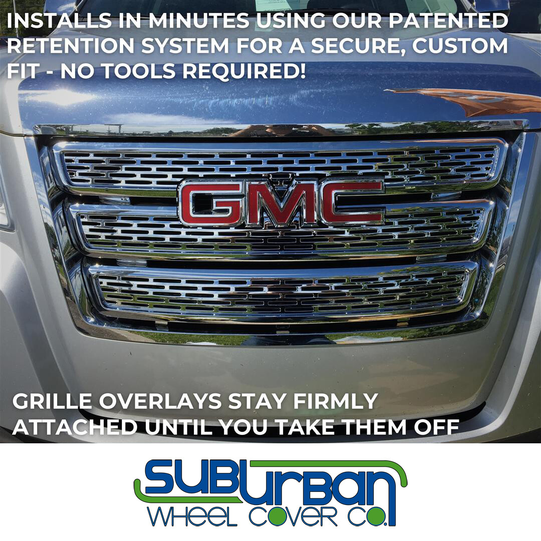 2010-2015 GMC Terrain SLE / SLT Chrome Plastic Grille Insert CCI # GI ...