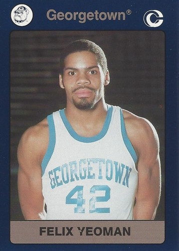 1991 Collegiate Collection Georgetown Hoyas #71 Felix Yeoman | eBay