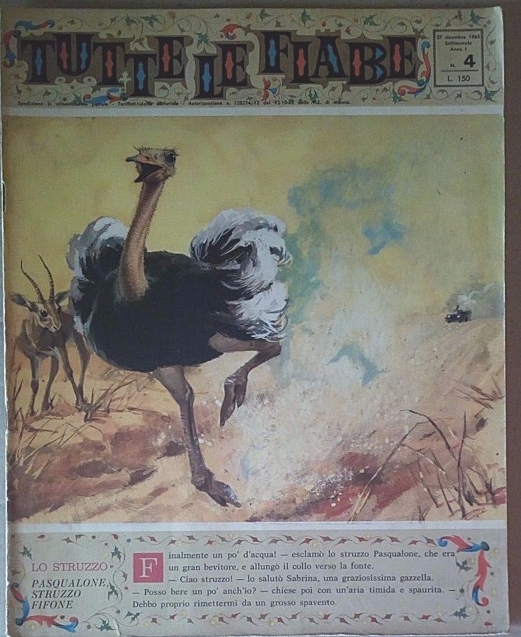 Tutte Le Märchen Der Großmutter -die Struzzo- Zeitschrift 1962- Jahr 1 ...