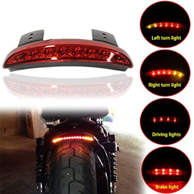 Motorcycle LED Red Turn Signal TailLight Fender For Honda Shadow Spirit ...