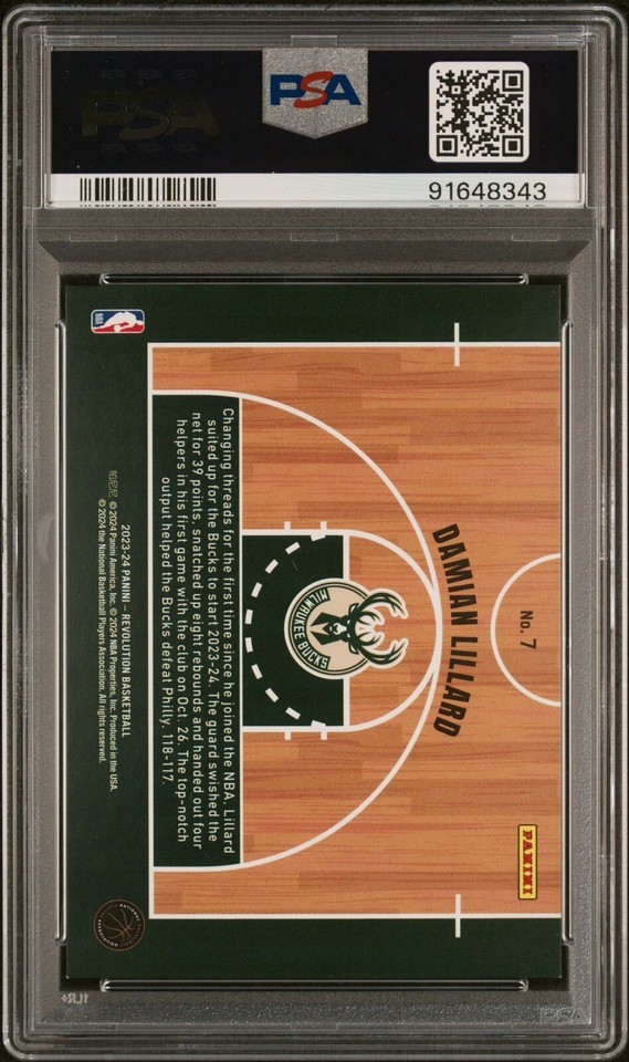 2023 Revolution Damian Lillard #7 Prime Time Performers Case Hit SSP ...