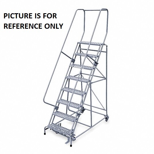 Cotterman Rolling Ladder 3 Steps 450 Cotterman Steel Platform