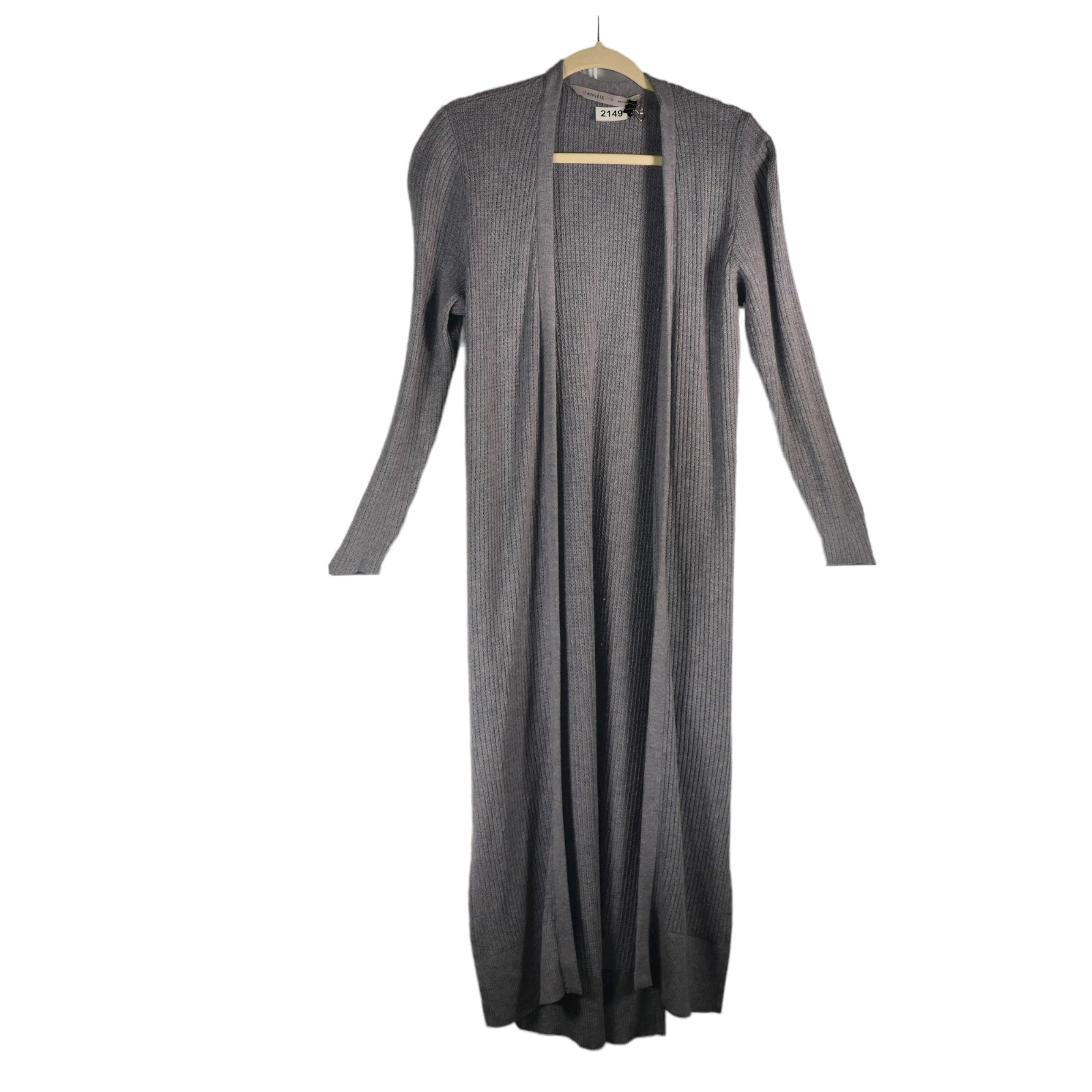 Athleta Dusty Blue Long Cardigan Sweater Duster Women… - Gem
