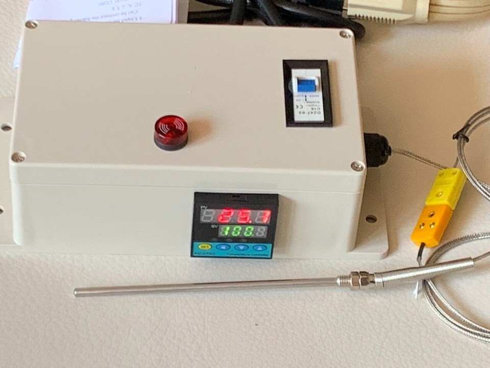 Plug & Play Powder Coating Paint Temperature Controller Gas Oven 6" Tip ...