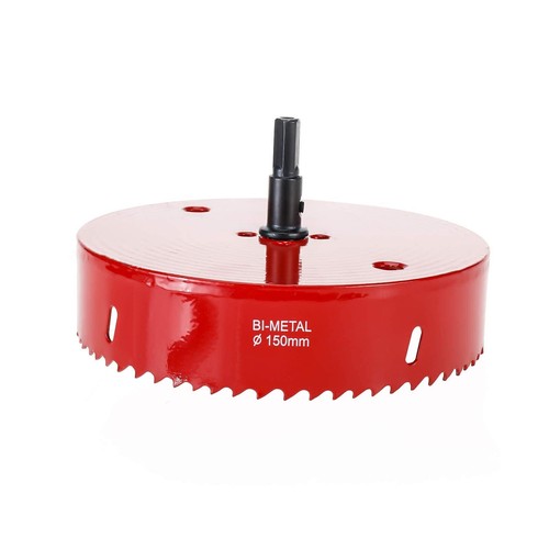 KUNTEC KC-0243 6'' 150mm Hole Saw for Cornhole Boards Hole Drilling ...