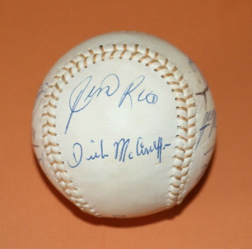 1974 BOSTON RED SOX Team Signed baseball TIGER STADIUM w/ box JIM RICE ...