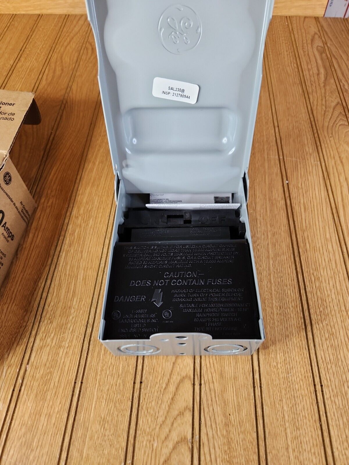 GE 30 AMP AIR CONDITIONER DISCONNECT TF30RCP 43481000824| eBay