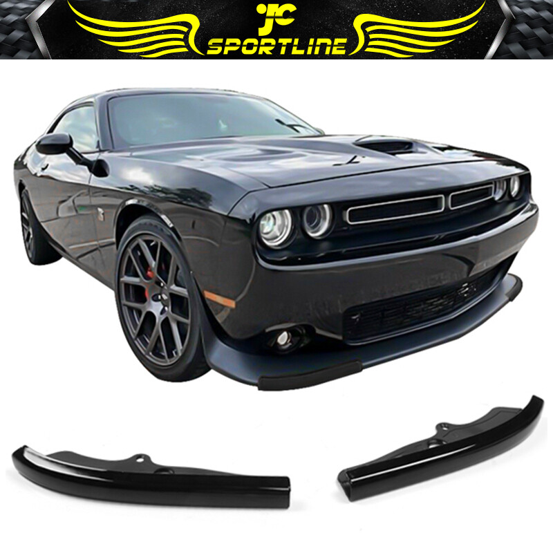 Fit 15-23 Challenger Scat Pack Front Bumper Lip Splitter Protector ...